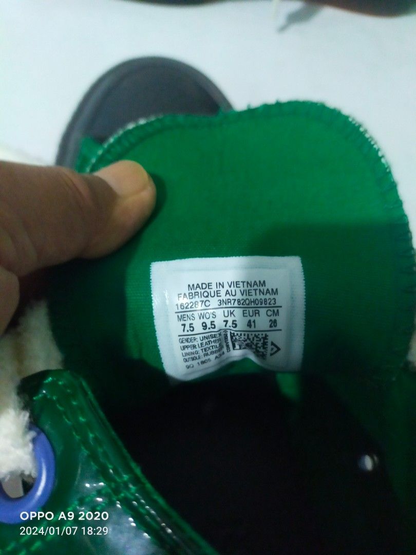 JW Anderson X Converse Chuck Taylor /Kaca Hijau, Men's Fashion, Footwear, Sneakers on Carousell