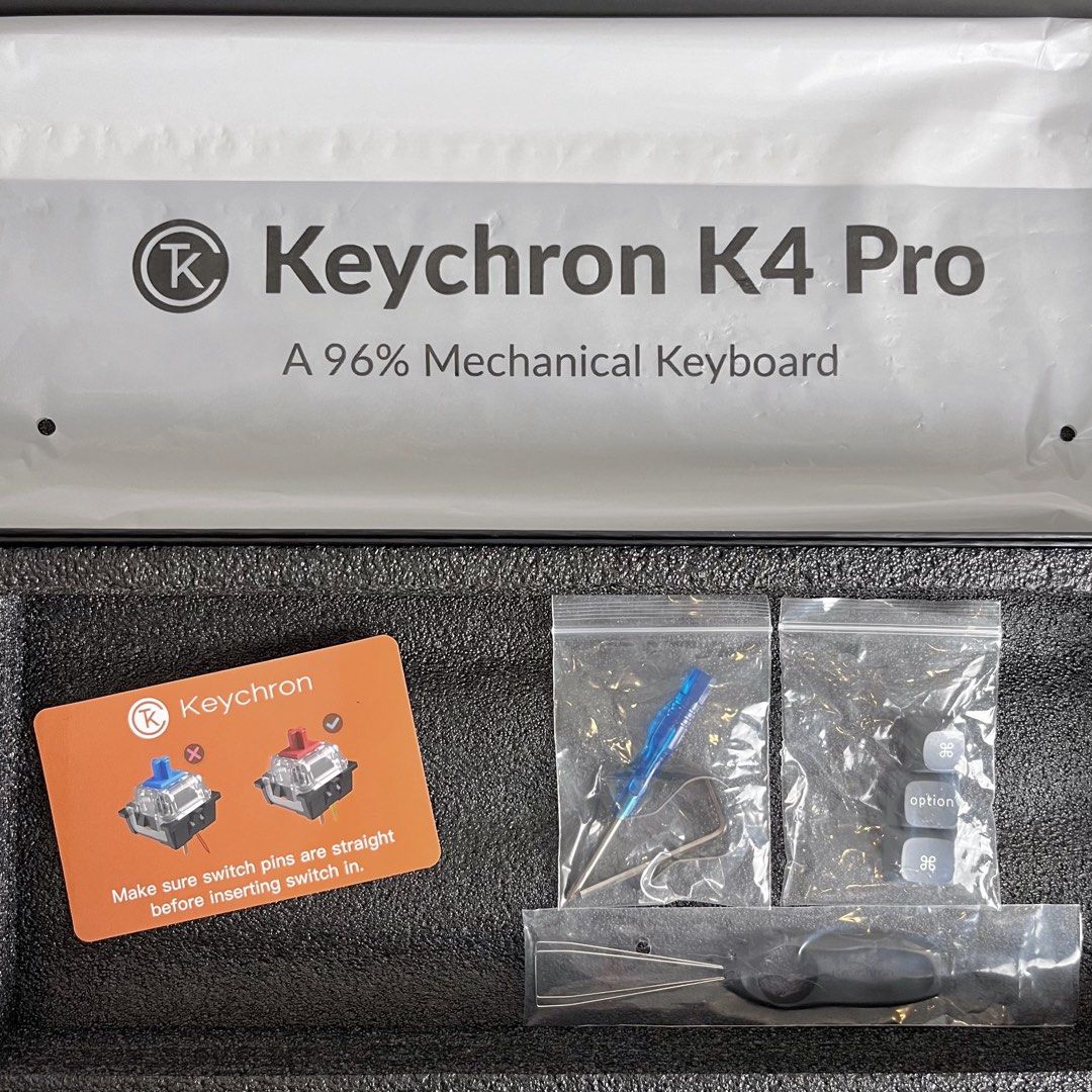 Keychron K4 Pro QMK Mechanical Keyboard, Computers & Tech, Parts ...