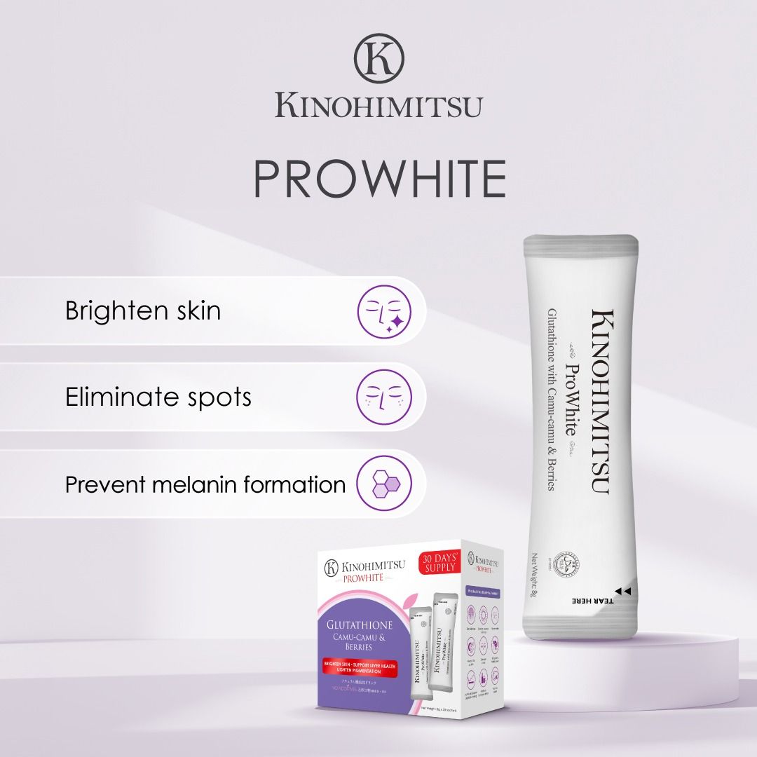 READY STOCK! Kinohimitsu Pro White ProWhite Whitening (30 sachets ...