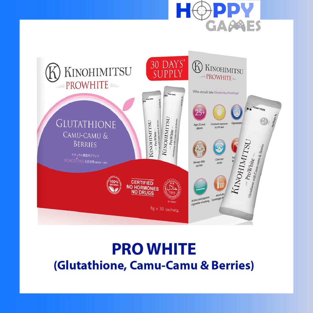 READY STOCK! Kinohimitsu Pro White ProWhite Whitening (30 sachets ...