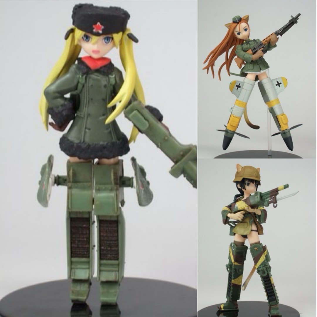 Konami Figure Collection | Mecha Musume Japanese Anime Girls | Military ...