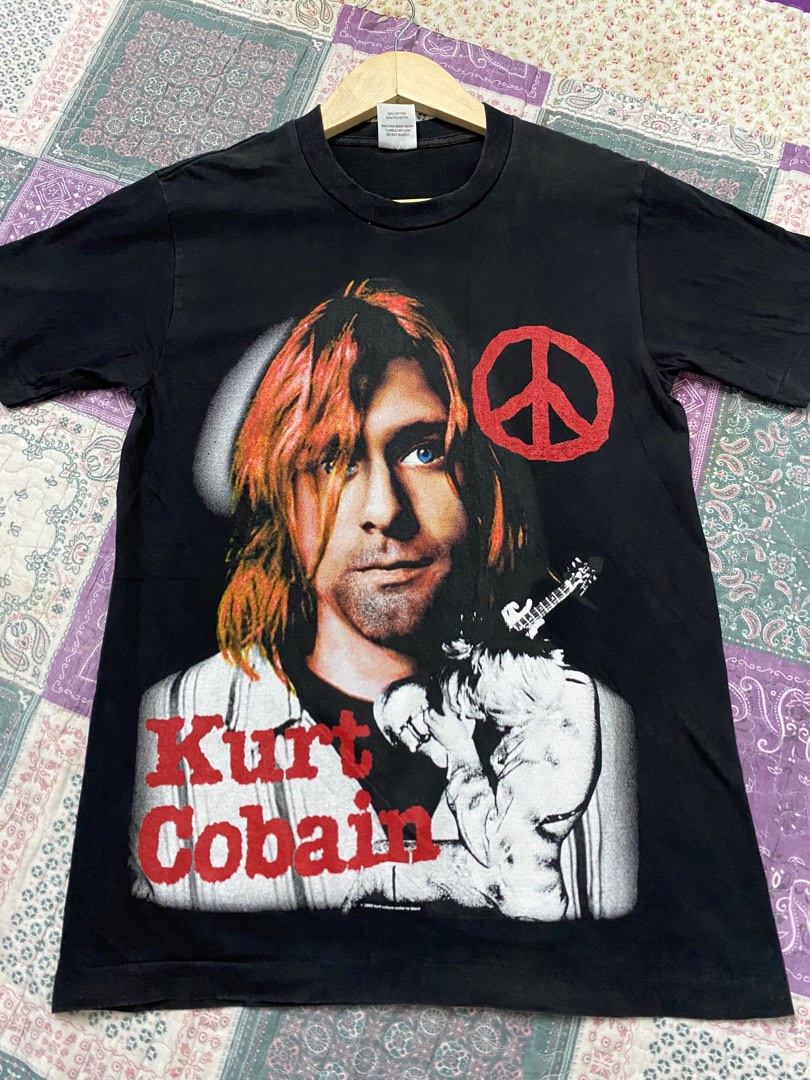 KURT COBAIN, Men's Fashion, Tops & Sets, Tshirts & Polo Shirts on Carousell