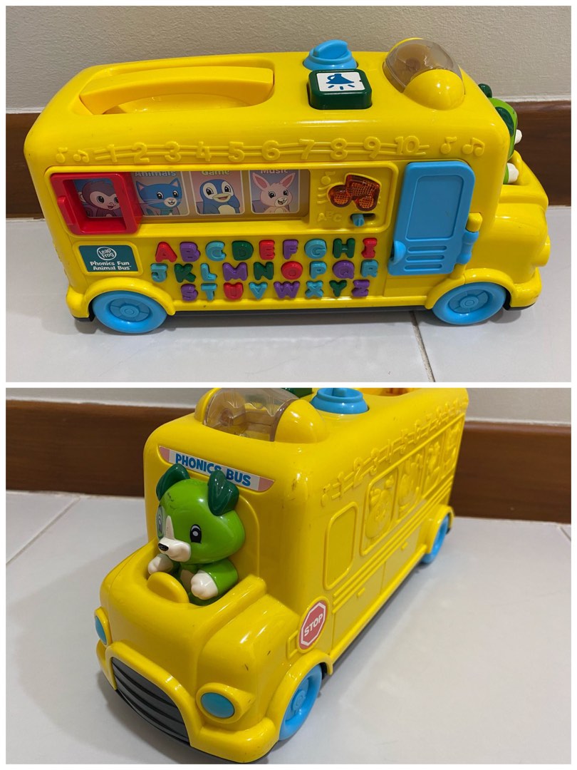 LeapFrog Phonics Fun Animal Bus, Hobbies & Toys, Toys & Games on Carousell