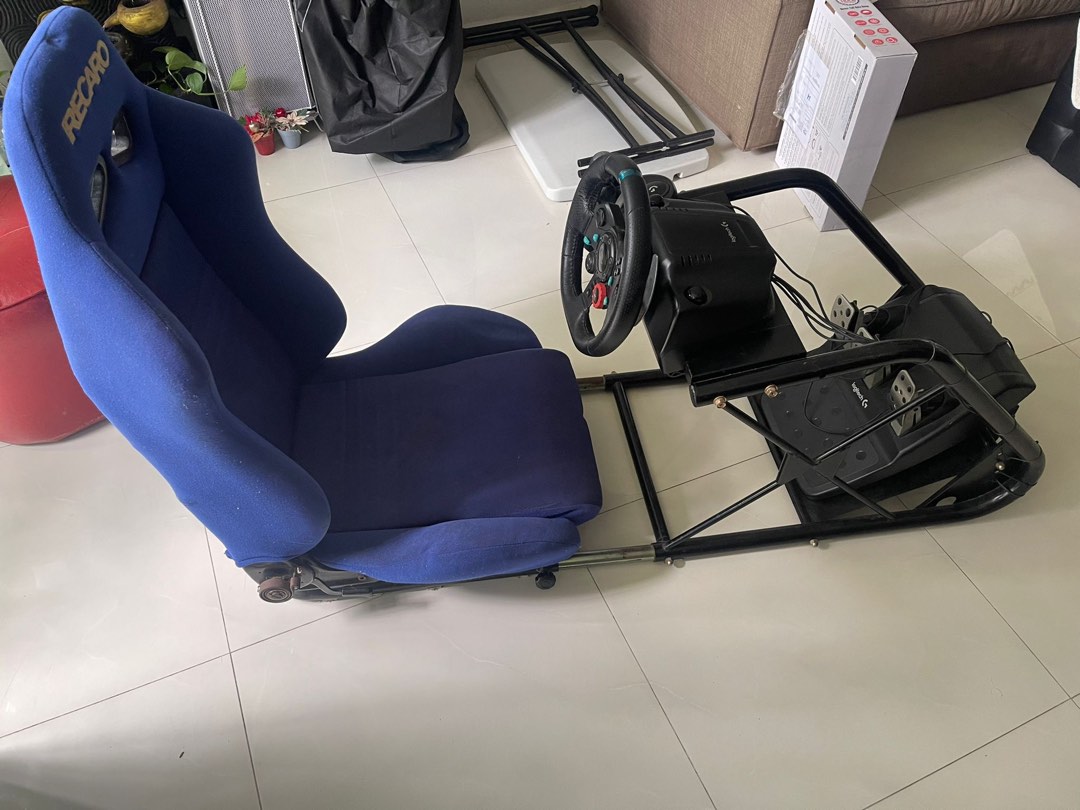 Logitech G29 with Sparco Cockpit rig, Video Gaming, Gaming Accessories ...