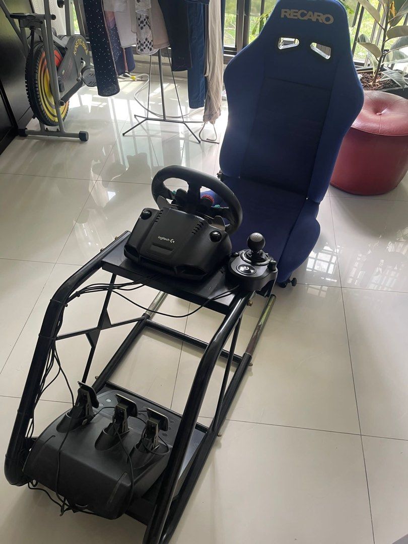 Logitech G29 with rig, Video Gaming, Gaming Accessories, Controllers on ...