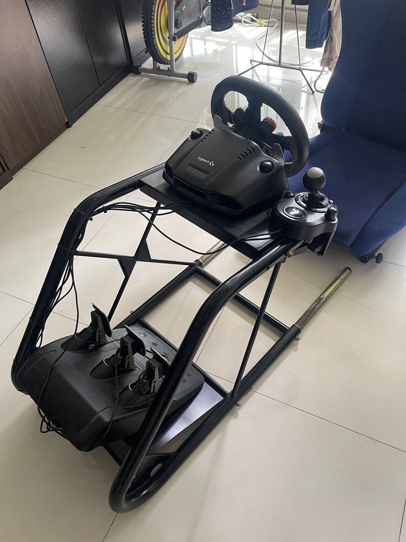 Logitech G29 with Sparco Cockpit rig, Video Gaming, Gaming Accessories ...