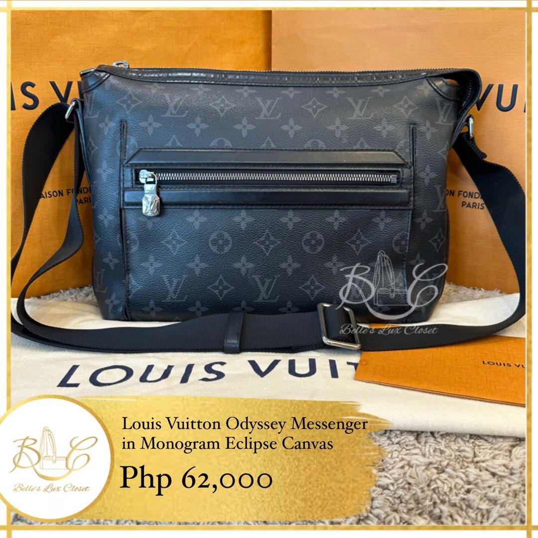 Louis Vuitton Odyssey Messenger Monogram Eclipse, Luxury, Bags ...