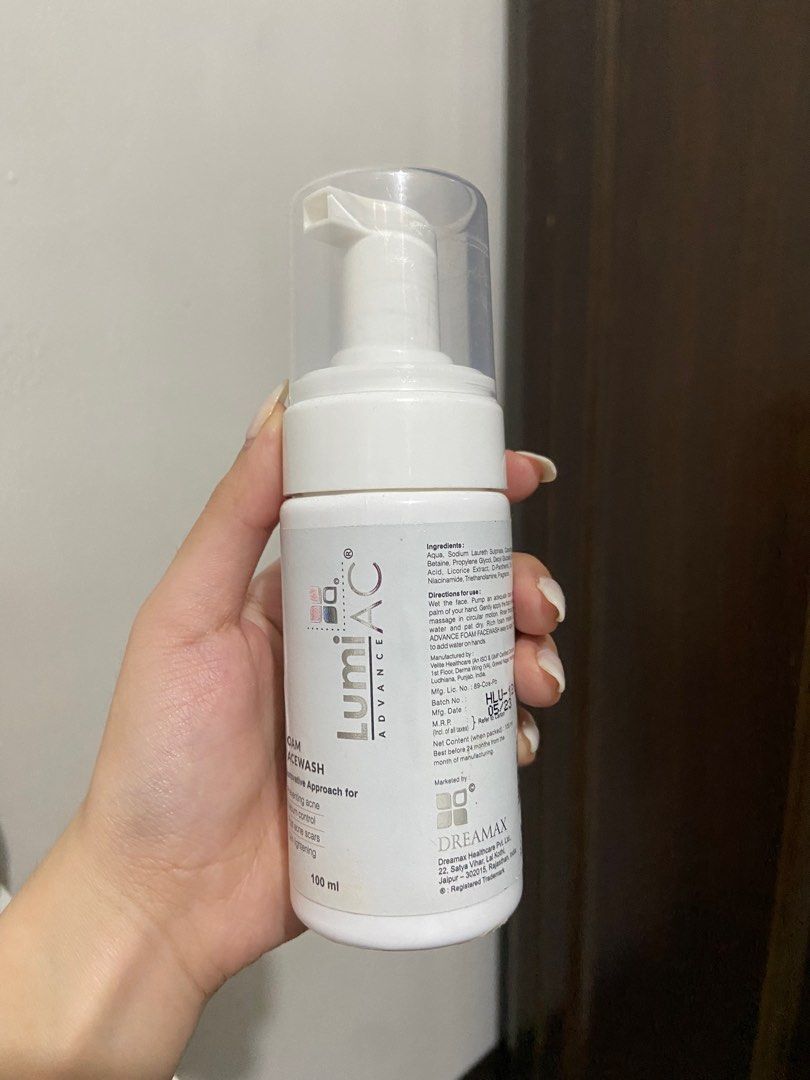 Lumi AC Foam Face Wash, Beauty & Personal Care, Face, Face Care on ...