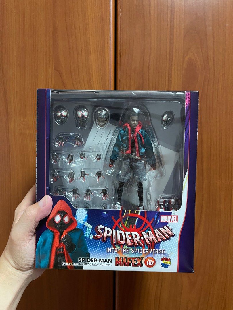 Mafex Miles Morales No.107, Hobbies & Toys, Toys & Games on Carousell