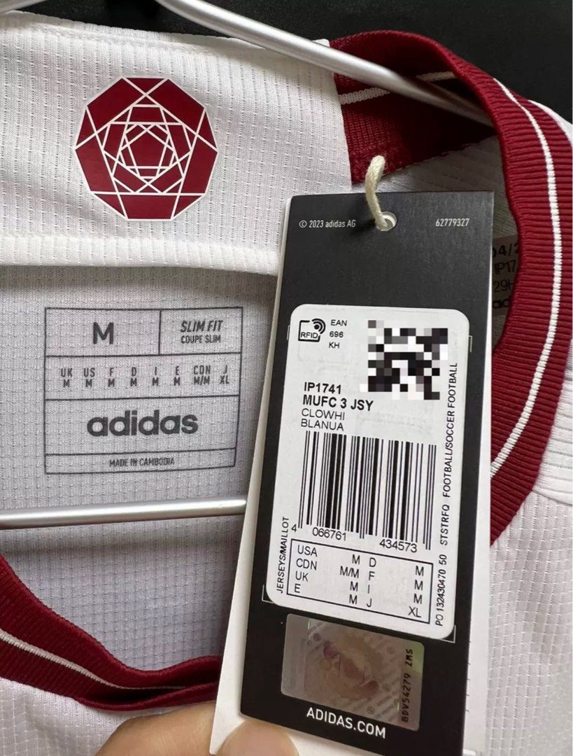 Manchester United home third Jersey 2023-24, Men's Fashion, Activewear ...