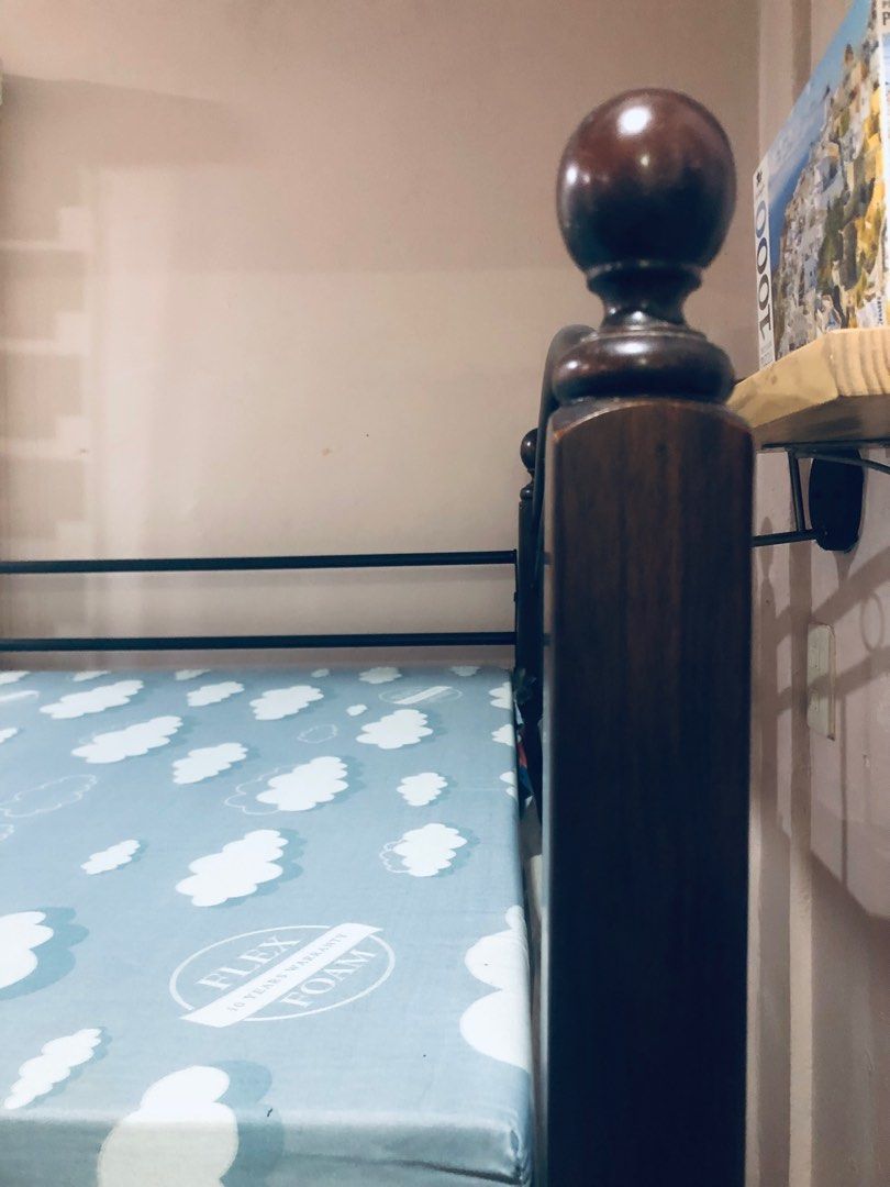 Mandaue Bed bunk with foam, Furniture & Home Living, Furniture, Other ...