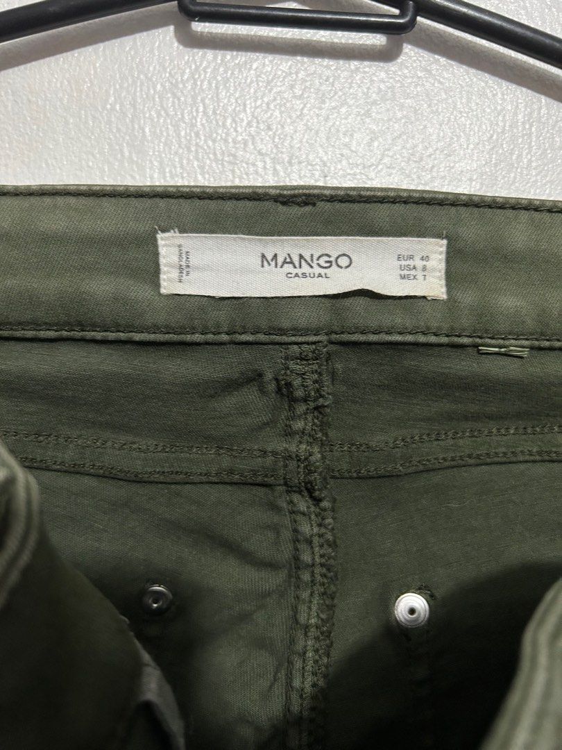 Mango Cargo Pants, Women's Fashion, Bottoms, Jeans on Carousell