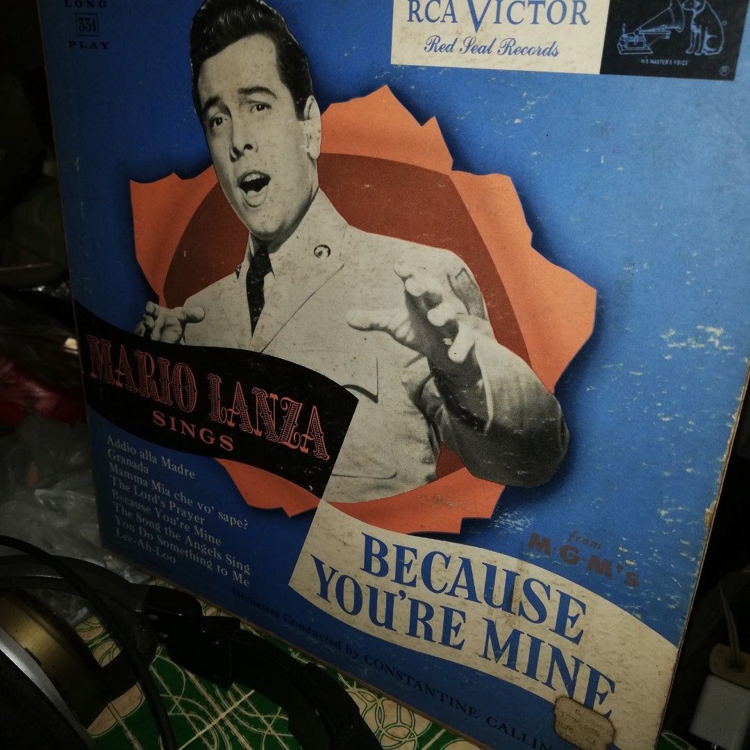 mario lanza lp vinyl, Hobbies & Toys, Memorabilia & Collectibles ...