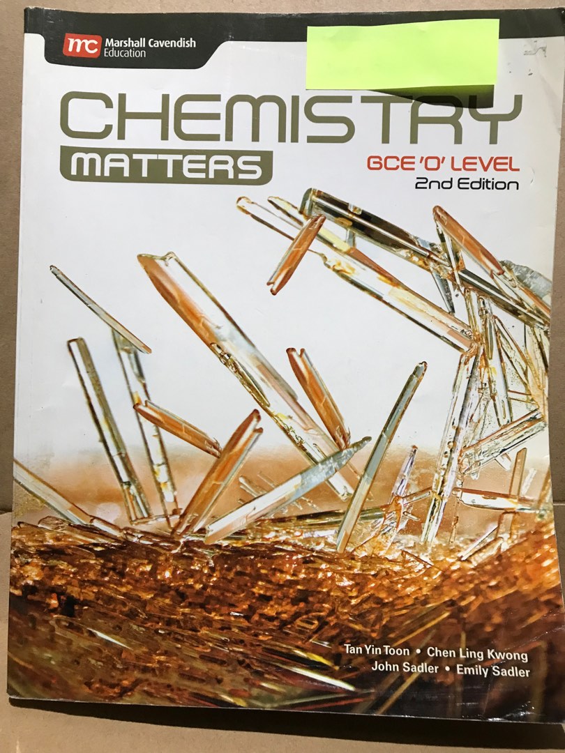 MC Chem Matters O Level 2nd edition, Hobbies & Toys, Books & Magazines, Textbooks on Carousell
