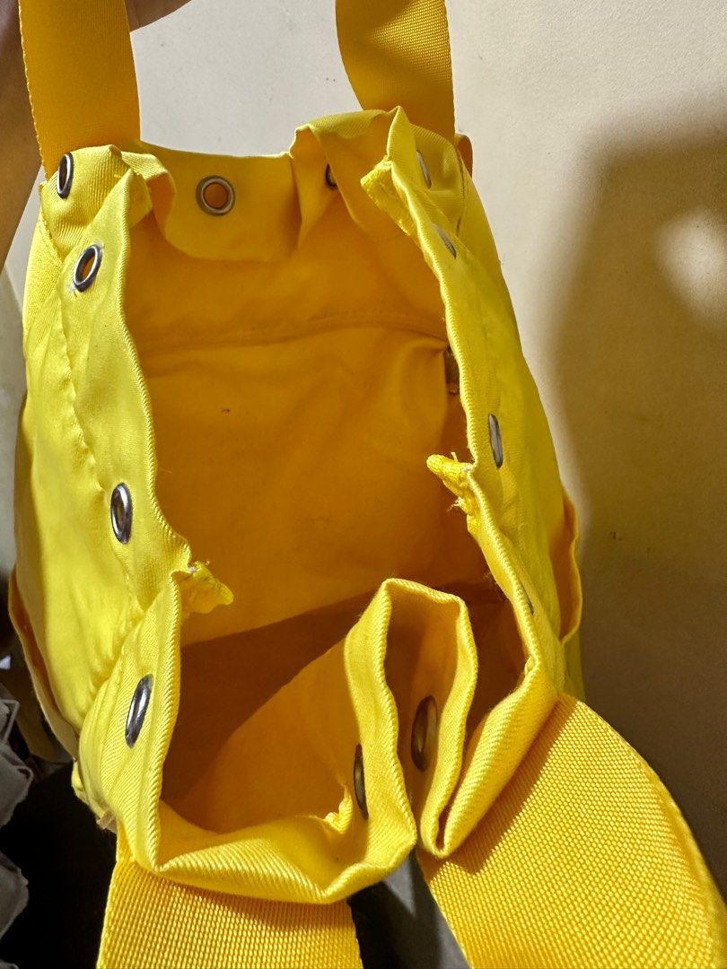 Miniso Yellow backpack, Women's Fashion, Bags & Wallets, Backpacks on ...