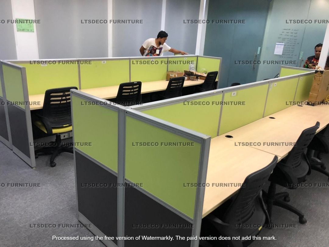 MODULAR PARTITION WORKSTATION OFFICE FURNITURE AND PARTITION, Furniture ...