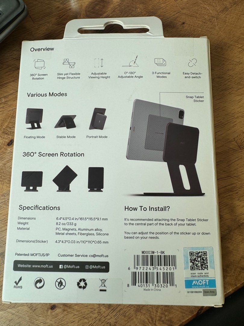 Moft Snap float stand, Mobile Phones & Gadgets, Mobile & Gadget ...