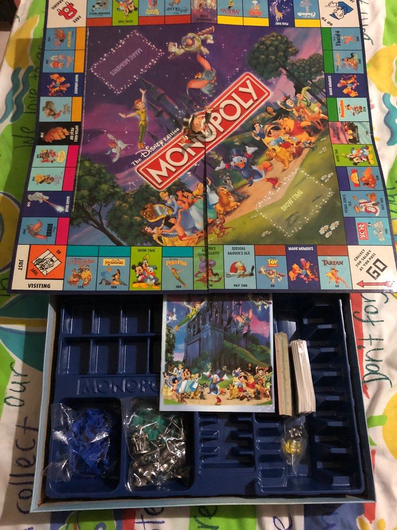 Monopoly Disney edition, Hobbies & Toys, Toys & Games on Carousell