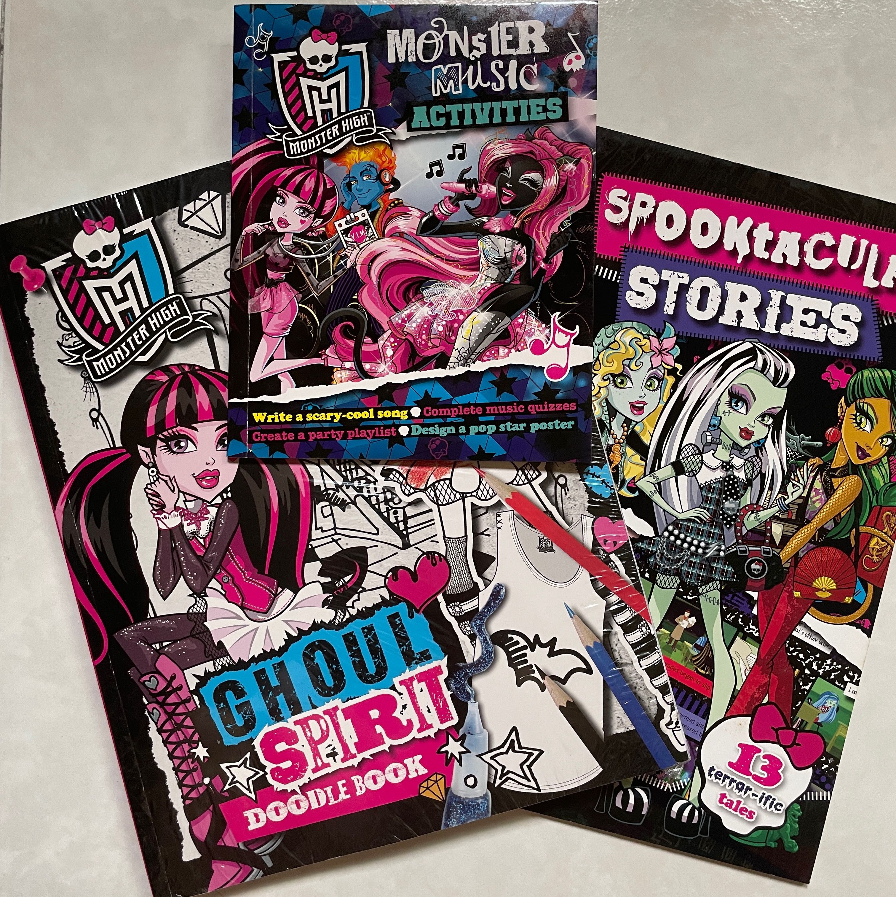 Monster High - Activity kit, storybook, colouring book, Hobbies & Toys ...