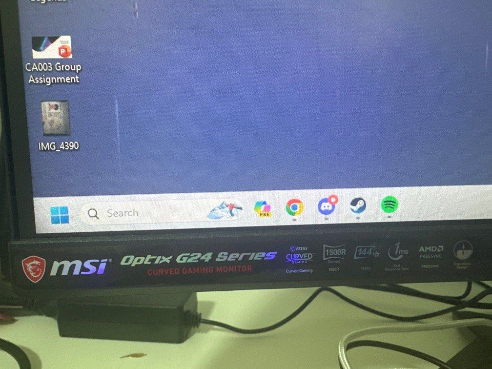 MSI Optix G24 Series 24 inches curved monitor 144hrtz, Computers & Tech ...