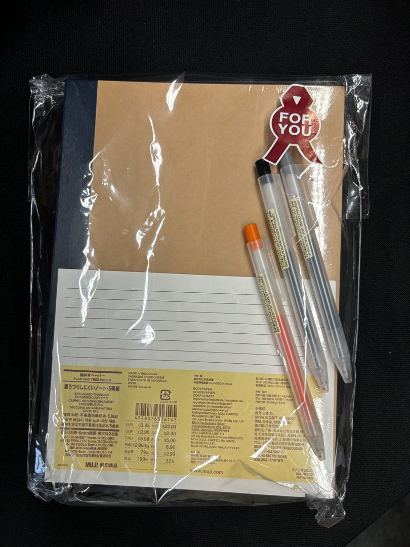 Muji Note Book (Set of 5 - Planting Tree Paper), Hobbies & Toys ...