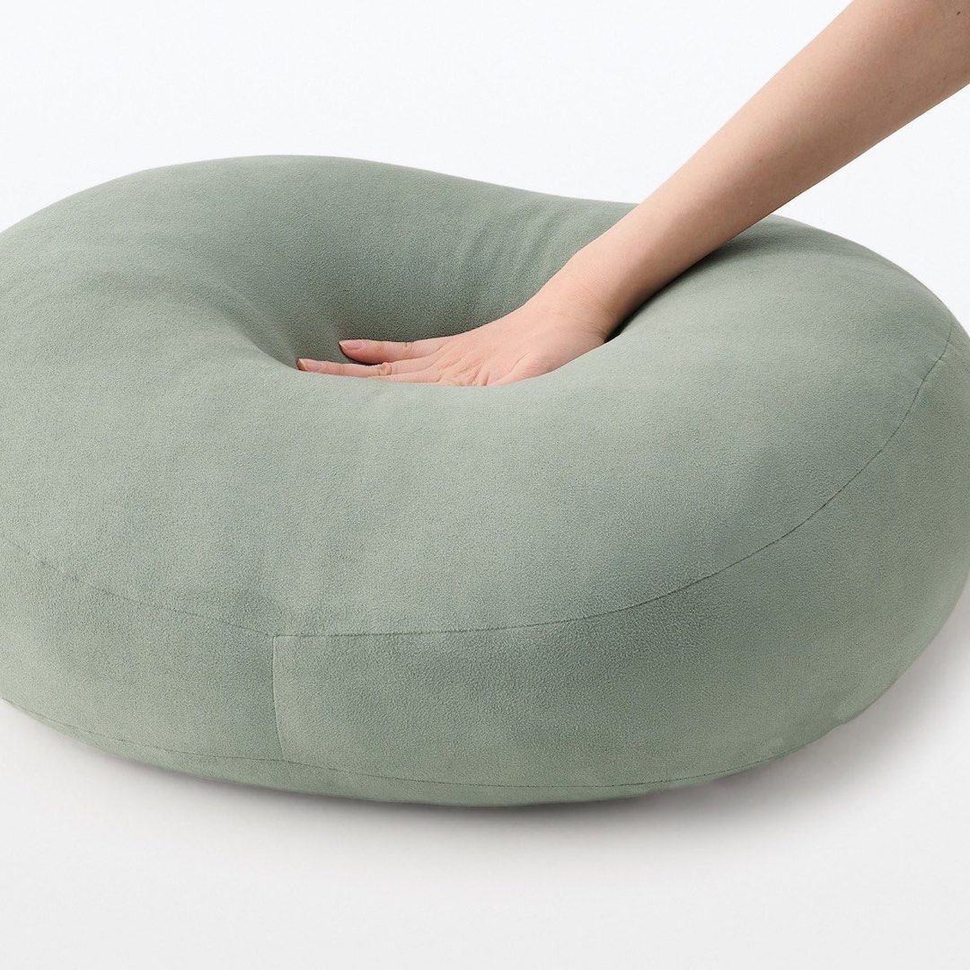 Muji soft cushion 55*40*20cm (Mint green), Furniture & Home Living ...