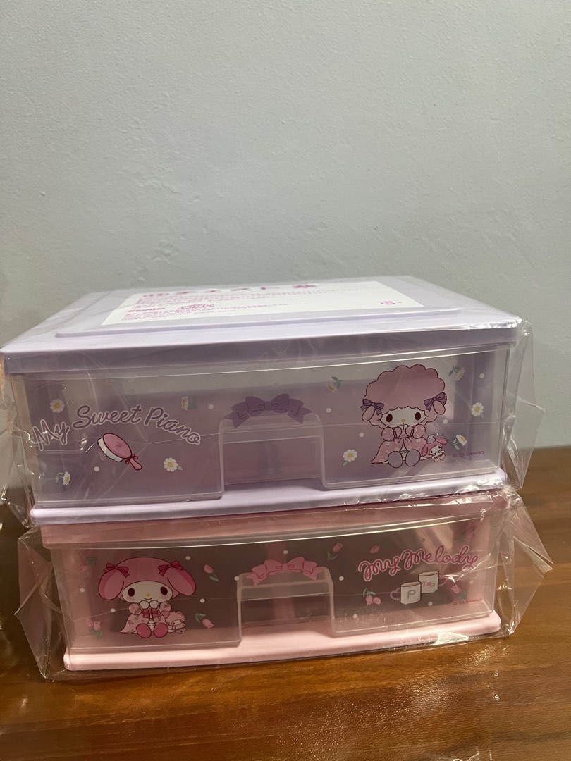 My Melody my sweet piano kuji Storage Box, Women's Fashion, Jewelry ...