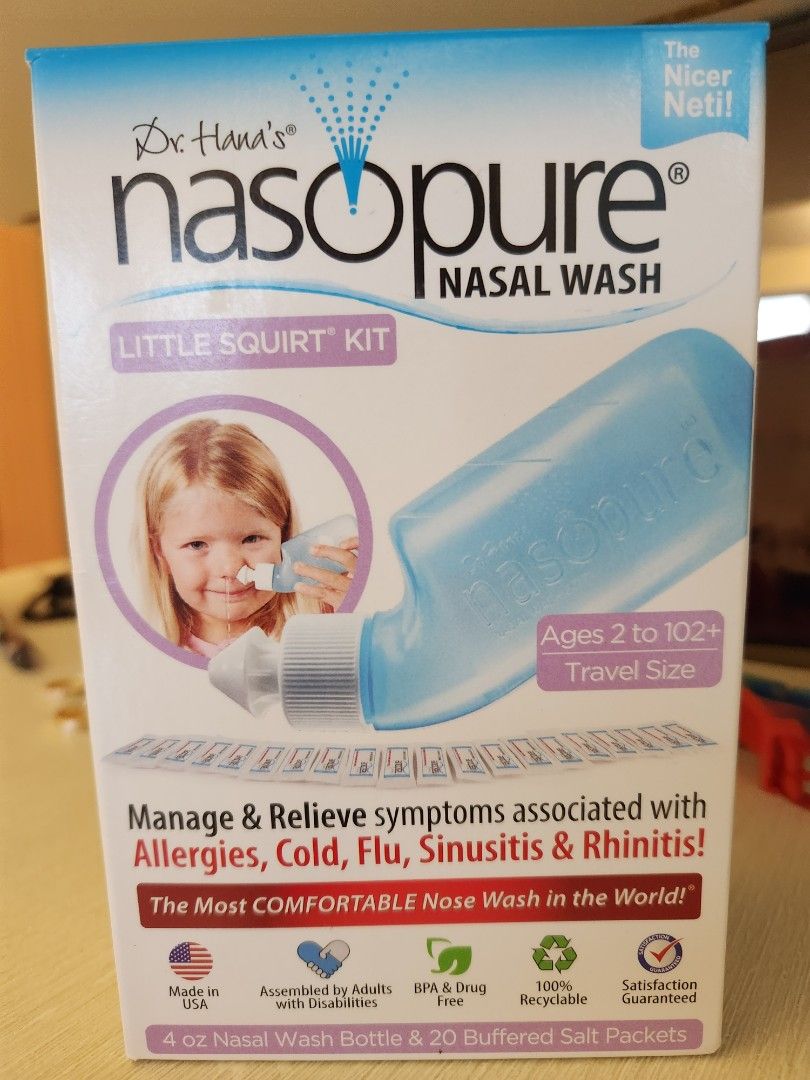 Nasopure Nasal Wash, Health & Nutrition, Medical Supplies & Tools on ...