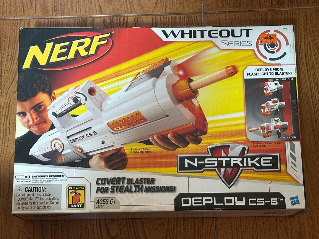 Nerf Deploy Whiteout, Hobbies & Toys, Toys & Games on Carousell