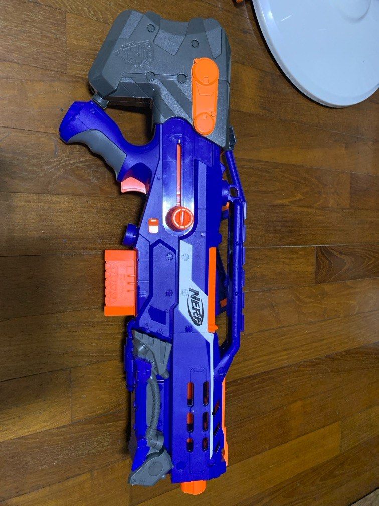 Nerf N-Strike CS-6 Longshot (Blue), Hobbies & Toys, Toys & Games on ...