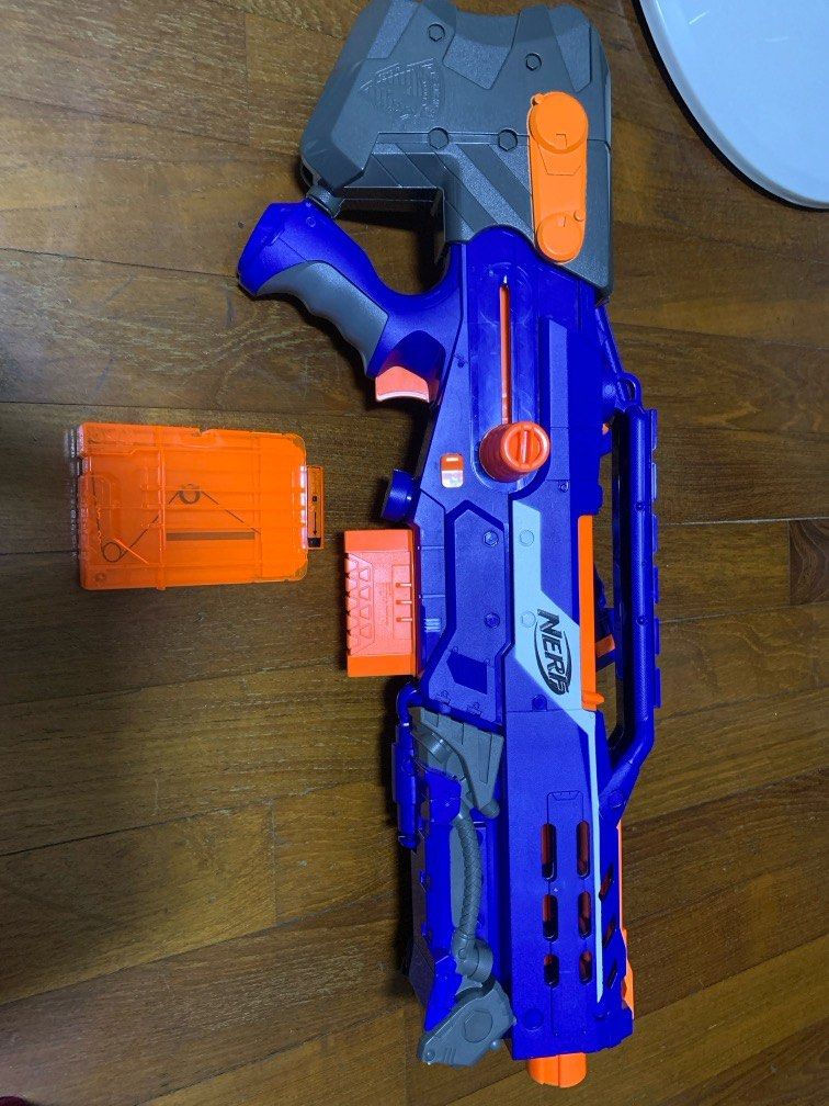 Nerf N-Strike CS-6 Longshot (Blue), Hobbies & Toys, Toys & Games on ...