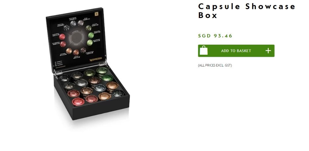 Nespresso Capsule Showcase Box, Furniture & Home Living, Kitchenware ...