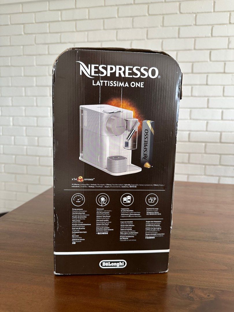 Nespresso Latissima One (Black), TV & Home Appliances, Kitchen ...