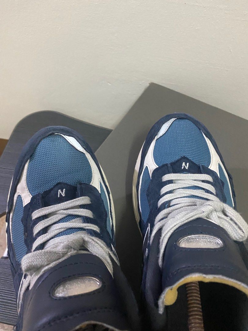 New Balance 2002r Navy Blue, Men's Fashion, Footwear, Sneakers on Carousell