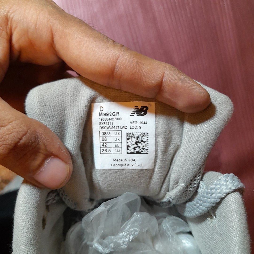 New Balance 992, Men's Fashion, Footwear, Sneakers on Carousell