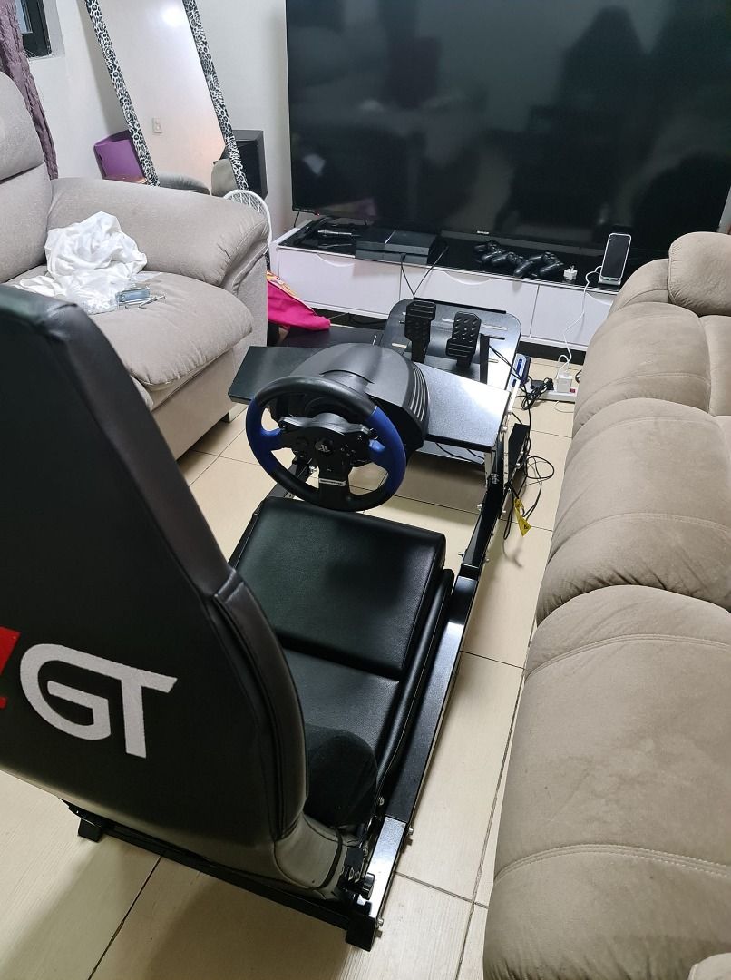 Next Level Racing F1 GT SIMULATOR COCKPIT w/ Thrustmaster T150, Video ...