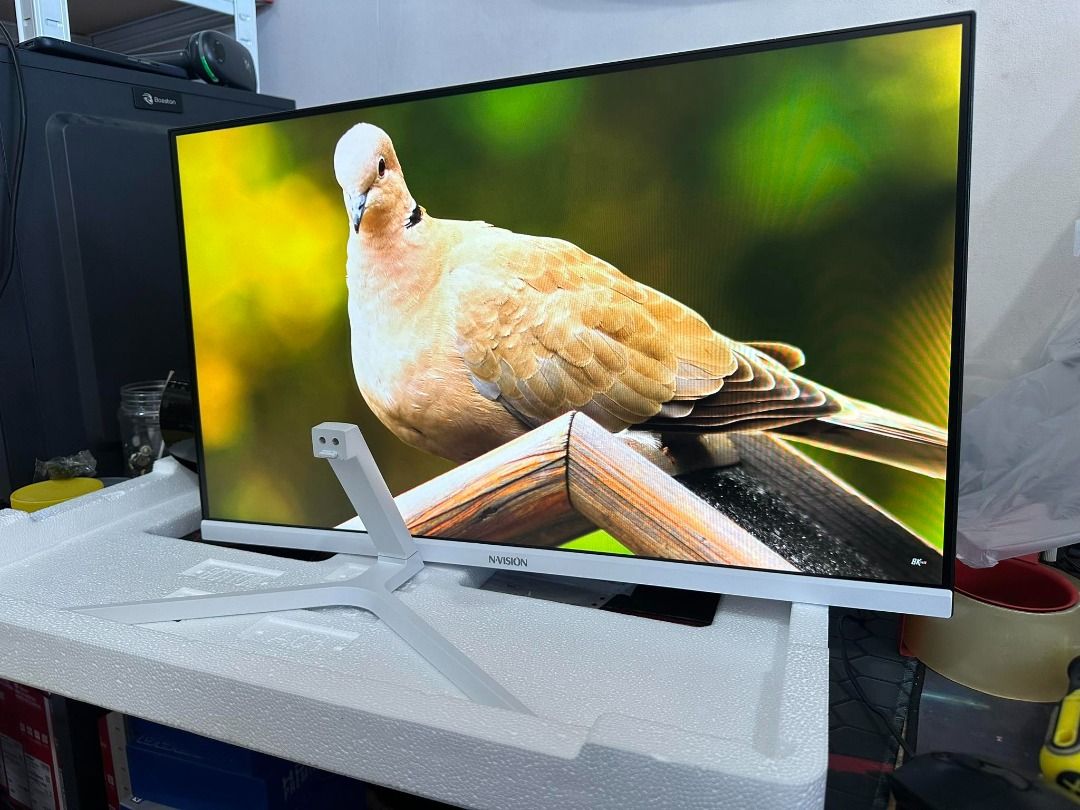 NVISION N2455 PRO 24" 100HZ WHITE MONITOR BRANDNEW & SEALED, Computers ...