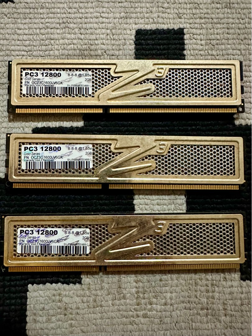 OCZ DDR3 RAM PC3 12800 With Heatsink, Computers & Tech, Parts ...