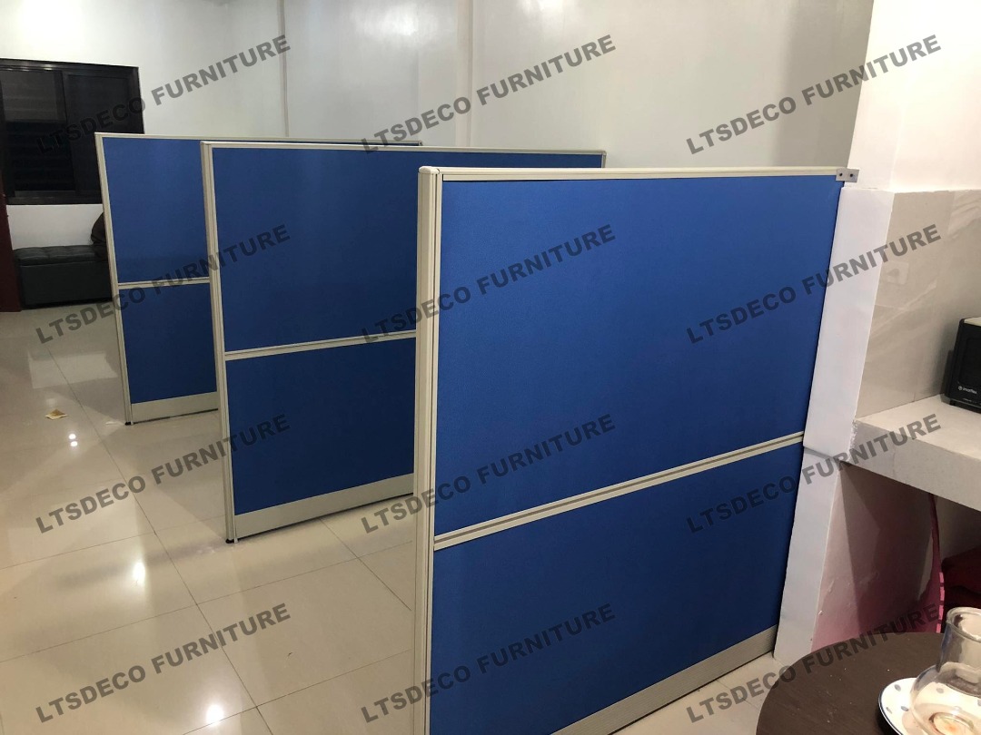 OFFICE PARTITION FULL FABRIC PANEL DIVIDER OFFICE FURNITURE, Furniture ...
