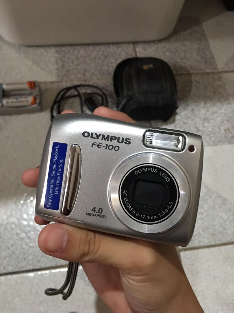 olympus fe-100 digital cam, Photography, Cameras on Carousell