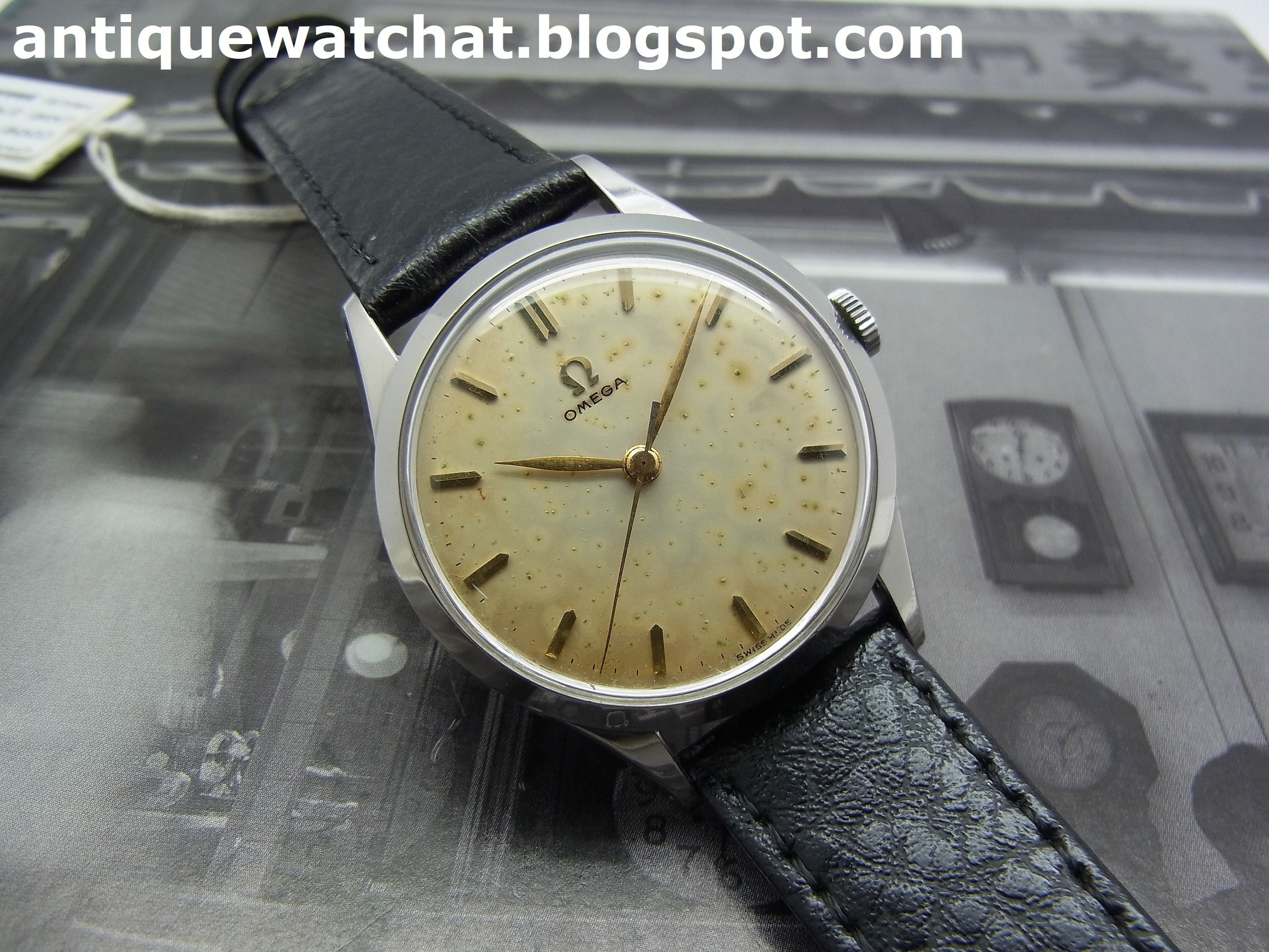 OMEGA 17 JEWELS HAND WINDING WATCH 1954's, Luxury, Watches on Carousell