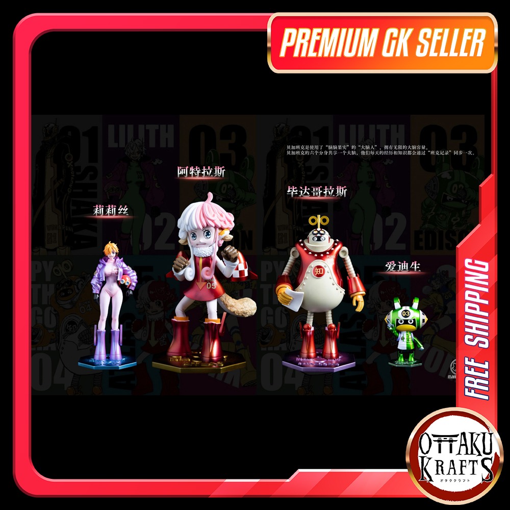 One Piece | Vegapunk Team | Black Studio | 【FREE Shipping - PO】GK ...