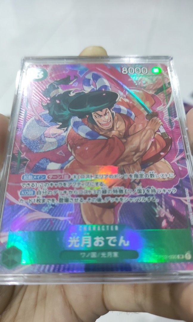 One Piece TCG OP02-030 Oden Super Rare AA, Hobbies & Toys, Toys & Games on Carousell