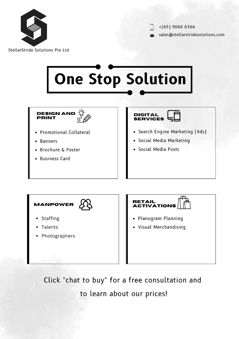 One Stop Solution Business Services Printing Design And Marketing On Carousell