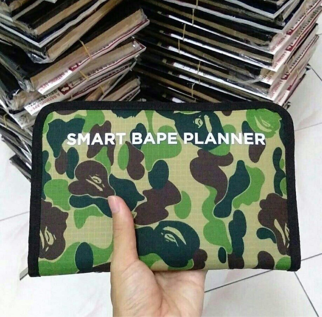 Original Bape A Bathing Ape Magazine Smart Planner Bag Pouch Bag Clutch Bag, Men's Fashion, Bags ...