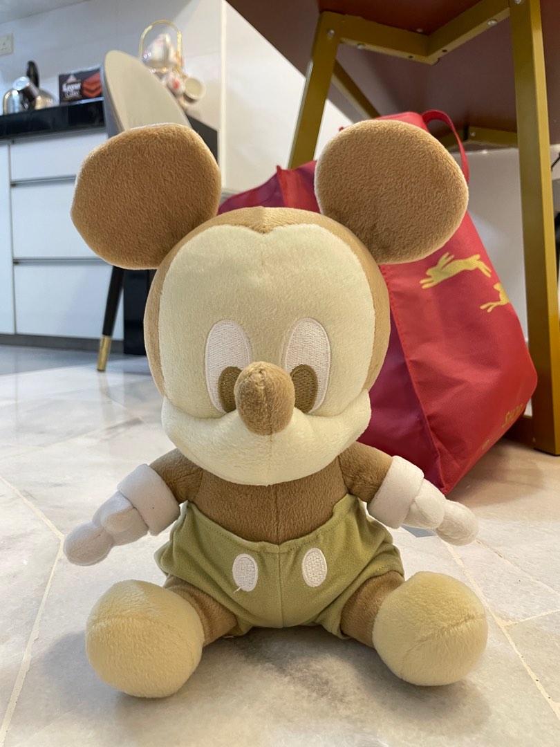 Original Disney baby Mickey limited edition plush, Hobbies & Toys, Toys ...