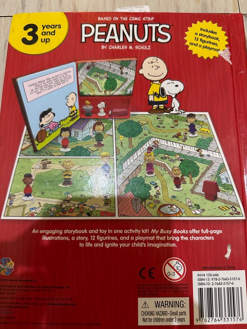 Peanuts busy book for kids, Hobbies & Toys, Books & Magazines, Children ...