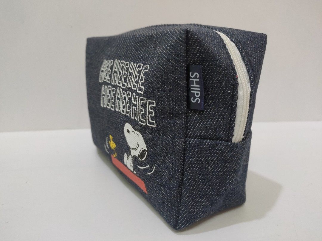 Peanuts by Schulz 2014 Peanuts Worldwide x Ships Denim Pouch, Hobbies ...
