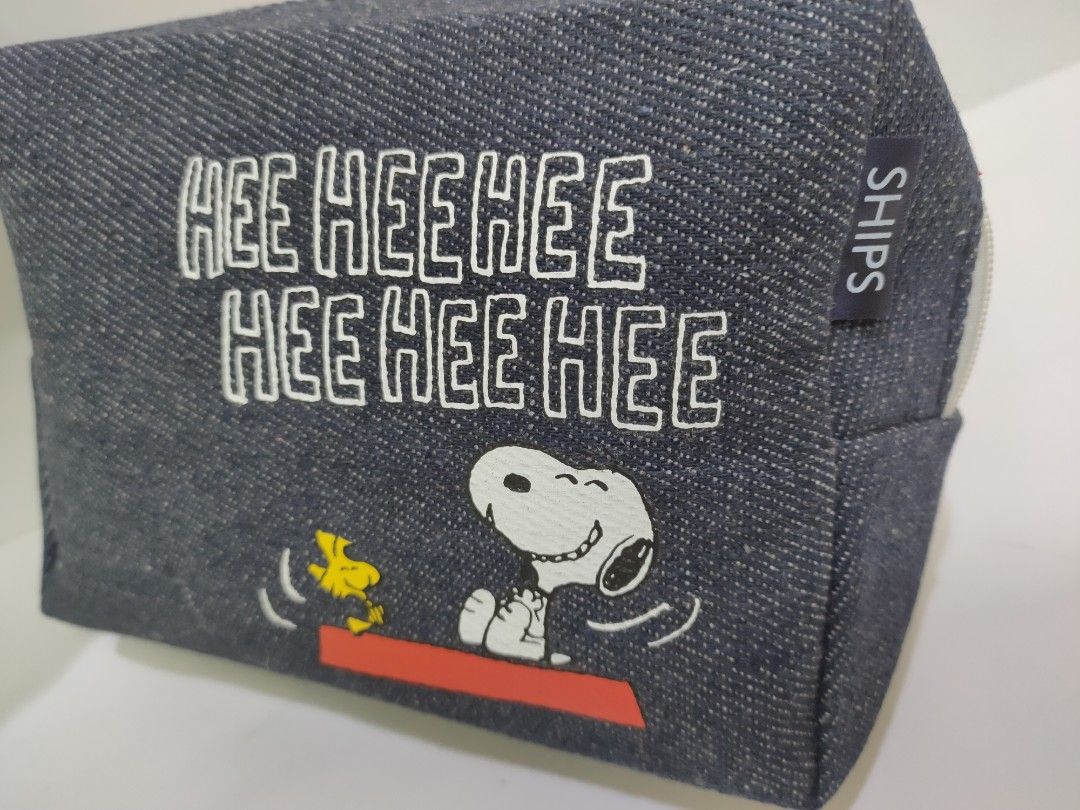 Peanuts by Schulz 2014 Peanuts Worldwide x Ships Denim Pouch, Hobbies ...