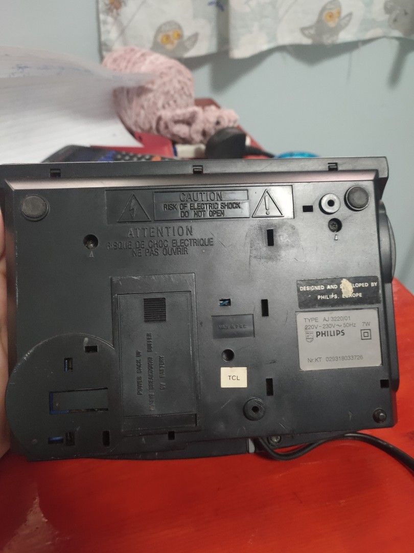 Philips Digital Alarm Clock, Furniture & Home Living, Home Decor ...